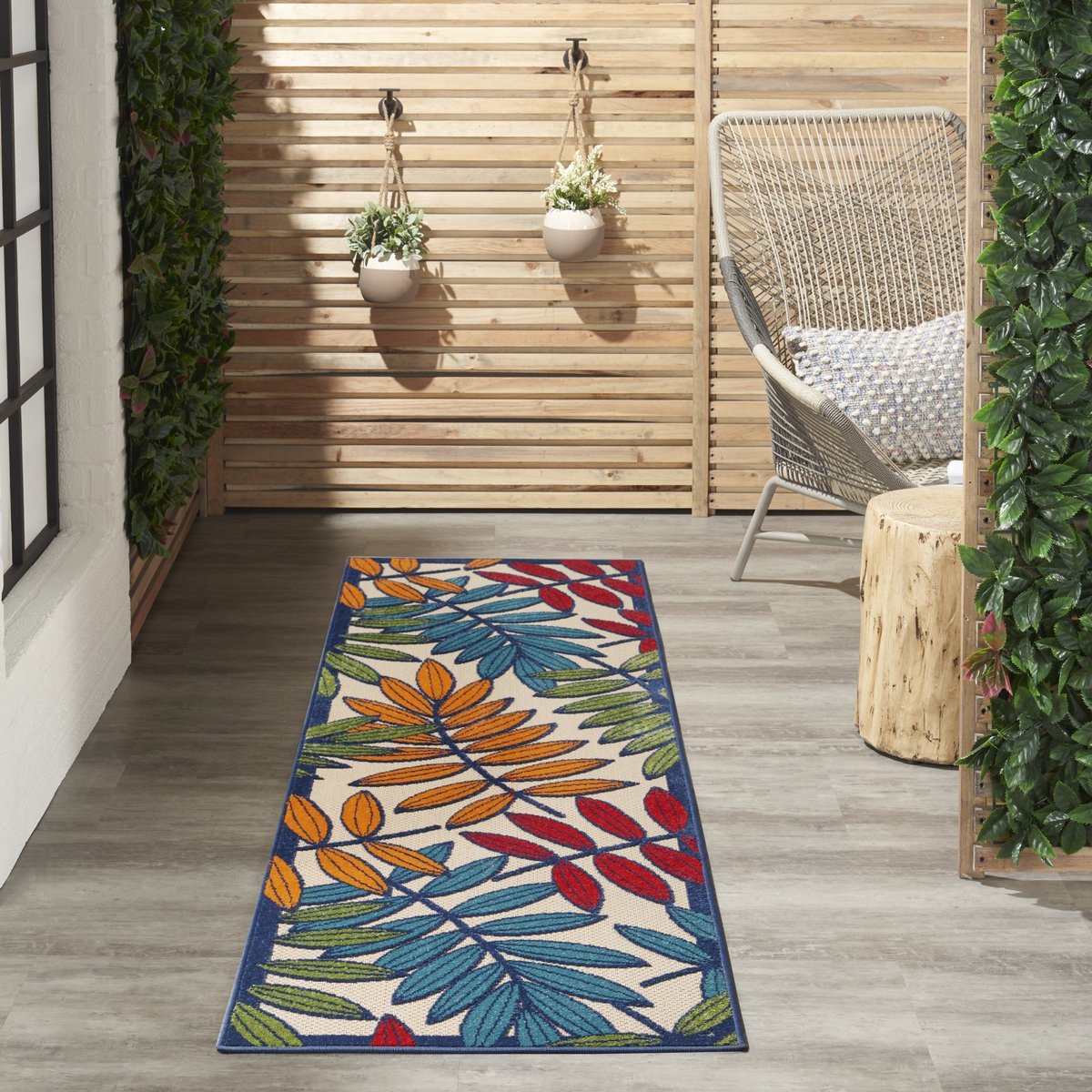 Nourison Aloha ALH-18 Floral / Botanical Area Rugs | Rugs Direct