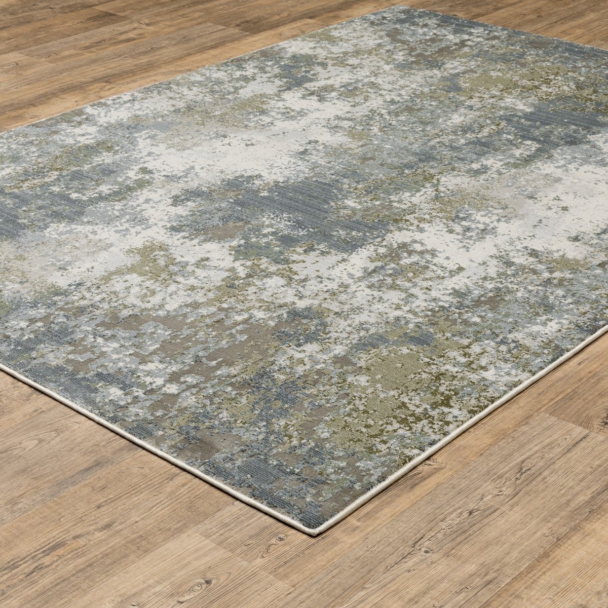 Oriental Weavers Caravan 5090 Abstract Blue Area Rugs | Rugs Direct