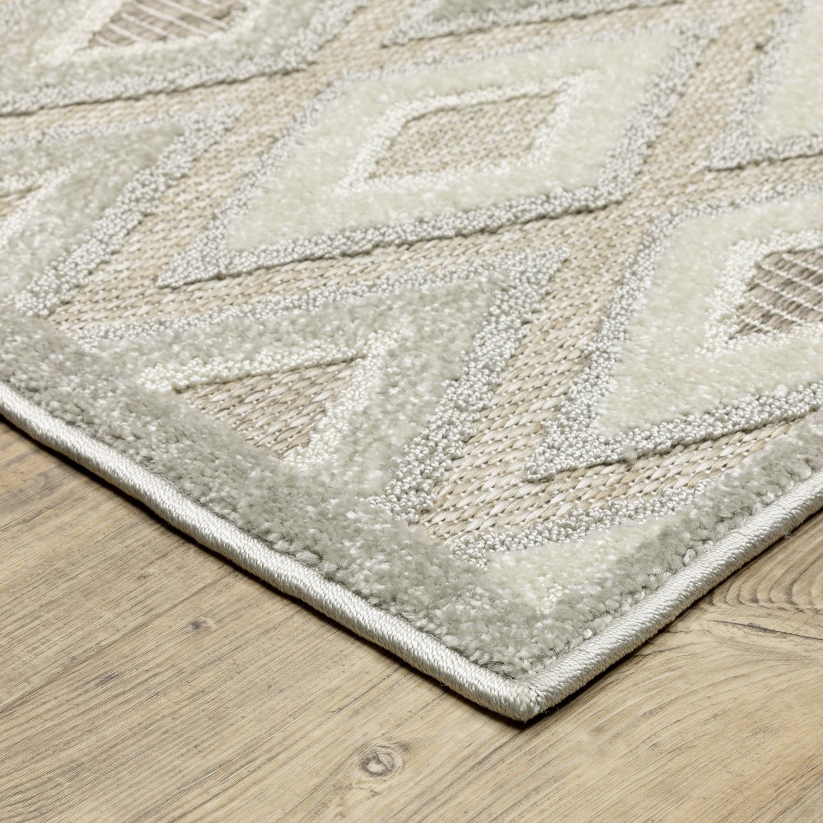 Oriental Weavers Tangier TAN-02 Area Rugs | Geometric Rectangular Tans ...