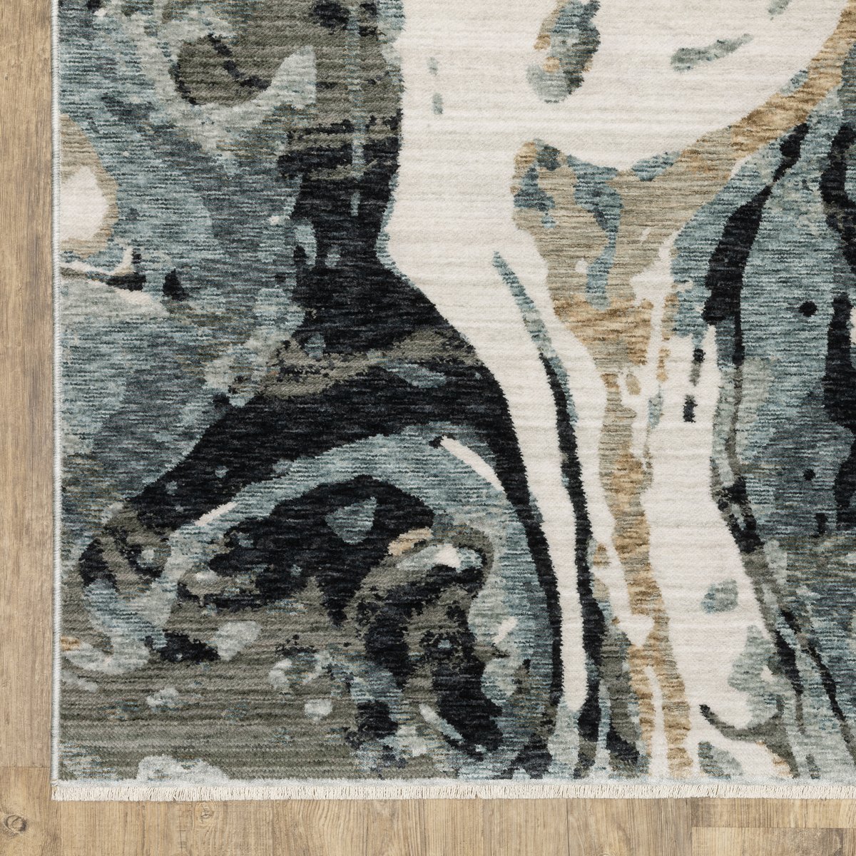 Oriental Weavers Echo ECH07 Area Rugs | Abstract Rectangular Blues Area ...