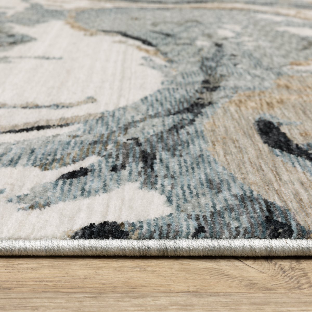 Oriental Weavers Echo ECH07 Area Rugs | Abstract Rectangular Blues Area ...