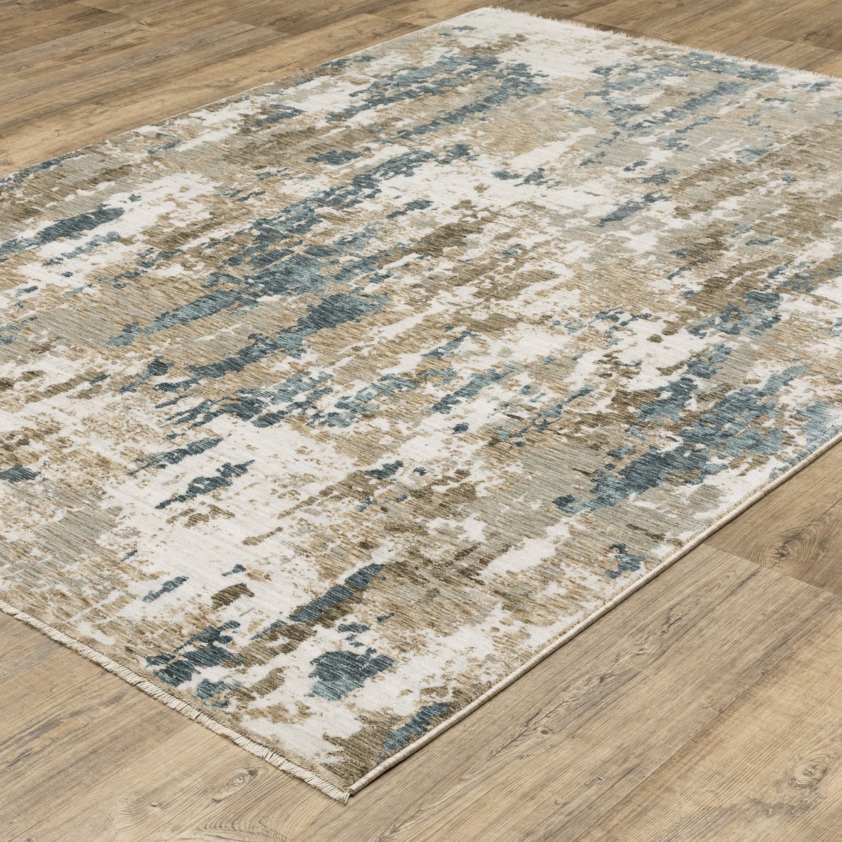 Oriental Weavers Echo ECH11 Area Rugs | Abstract Rectangular Tans ...