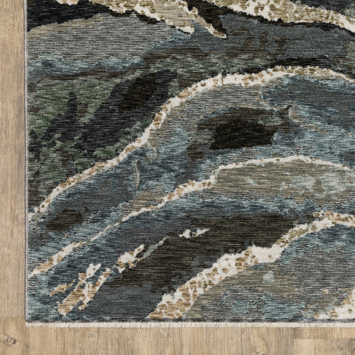 Oriental Weavers Echo ECH12 Area Rugs | Abstract Rectangular Blues Area ...