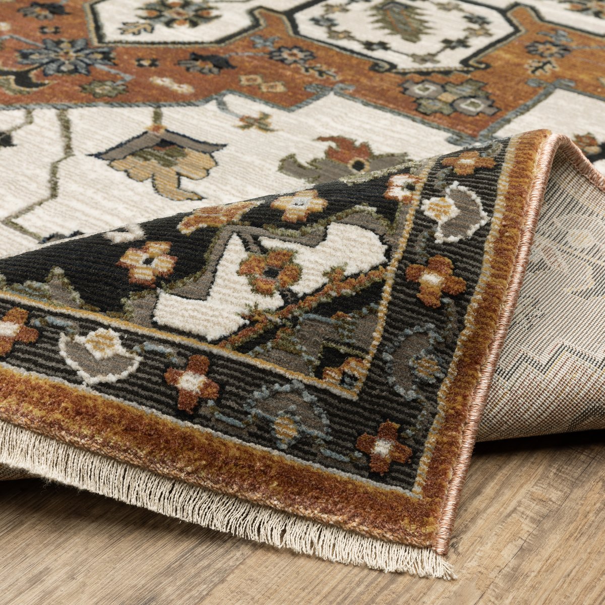 Oriental Weavers Keira KEI03 Area Rugs | Traditional / Oriental Rectangular Oranges Area Rugs ...