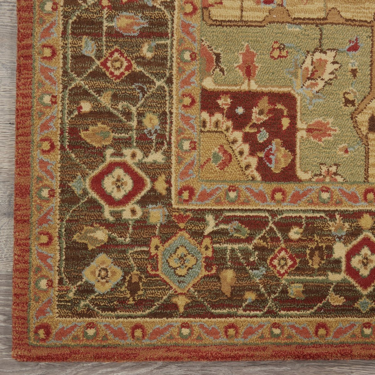 Nourison Living Treasures LI-01 Oriental Wool Area Rugs | Rugs Direct