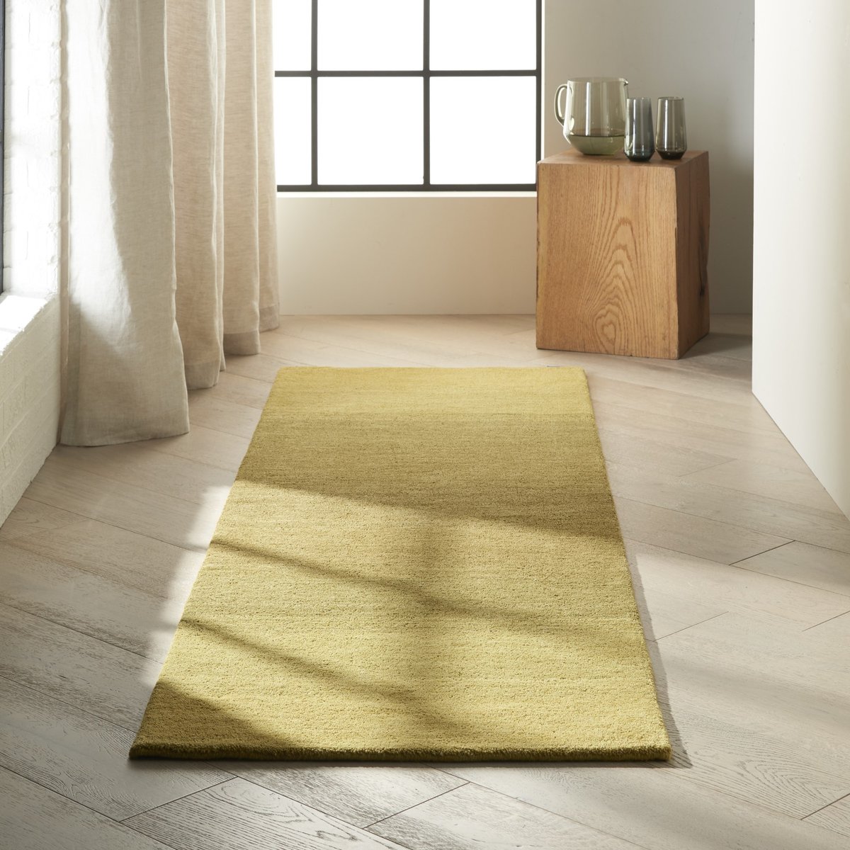 Calvin Klein Home Linear Glow GLO-01 Rugs | Hand-Loomed Rug | Rugs Direct
