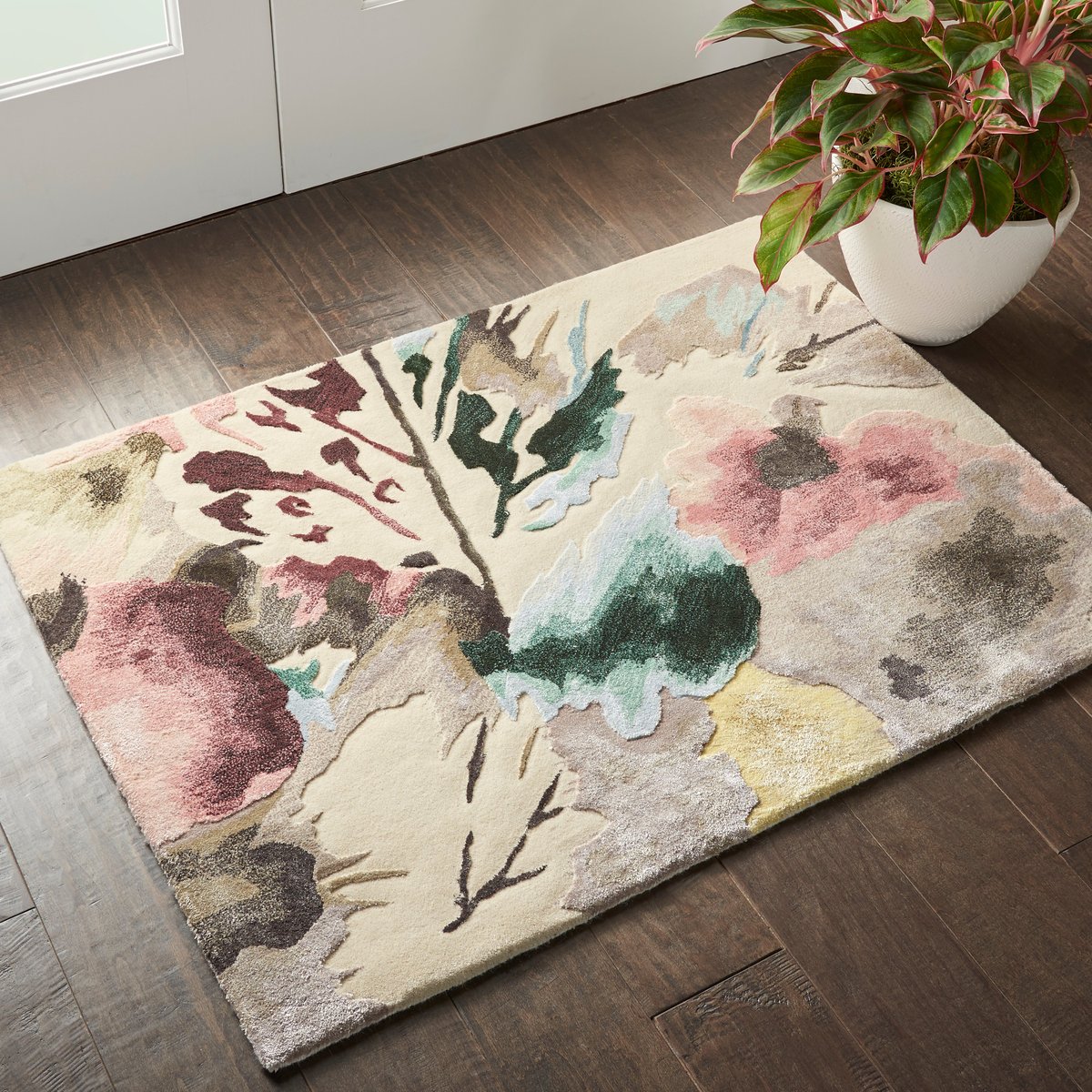 Nourison Prismatic PRS-15 Rugs | Wool Floral Area Rugs | Rugs Direct