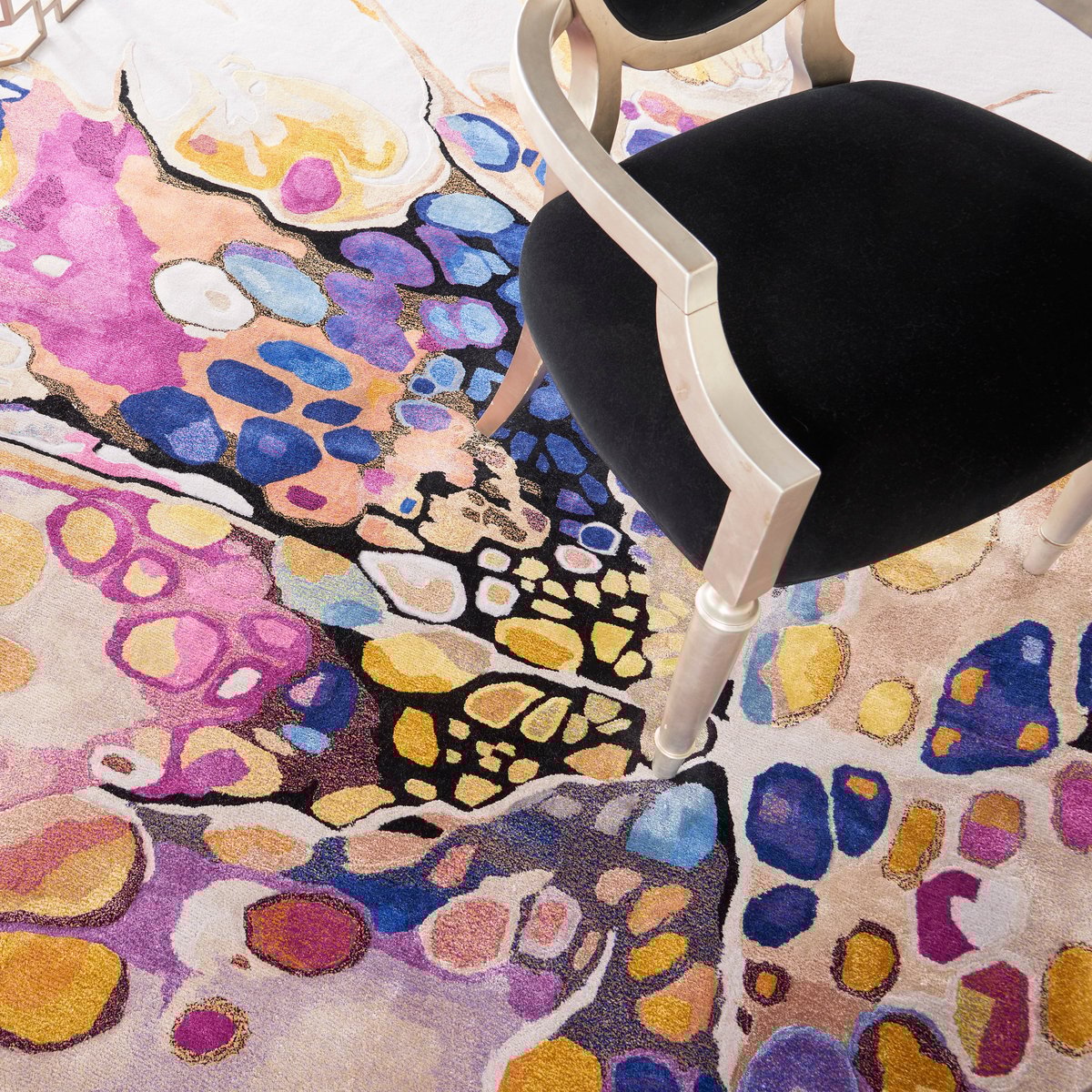 Nourison Prismatic PRS-20 Modern Grey Area Rugs | Rugs Direct