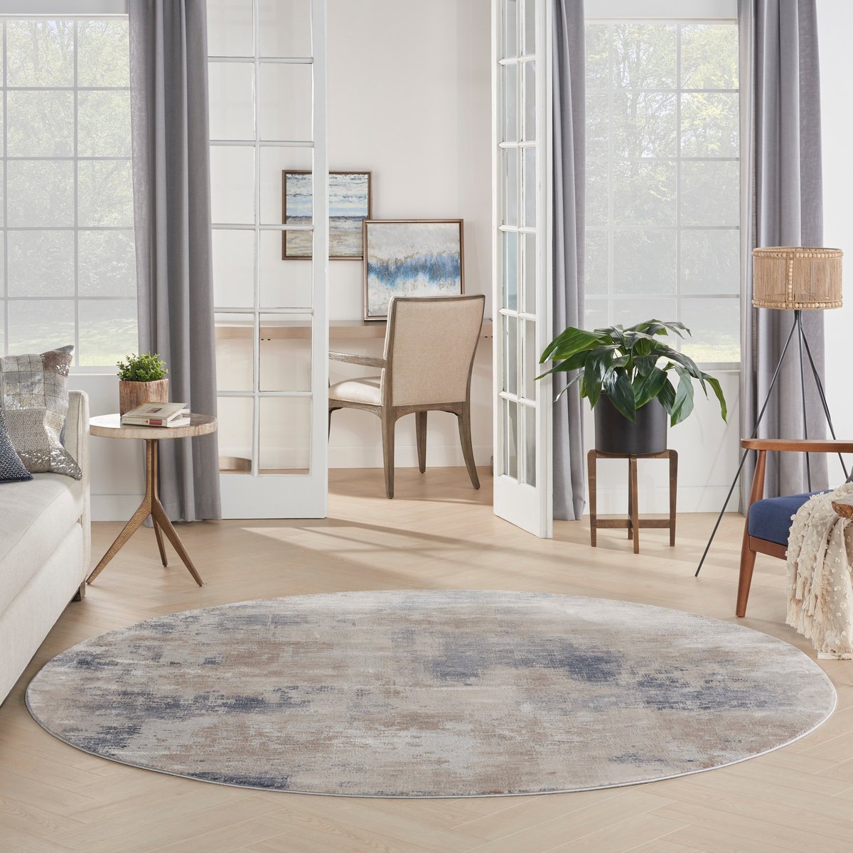 Nourison Rustic Textures RUS-02 Contemporary / Modern Area Rugs | Rugs ...