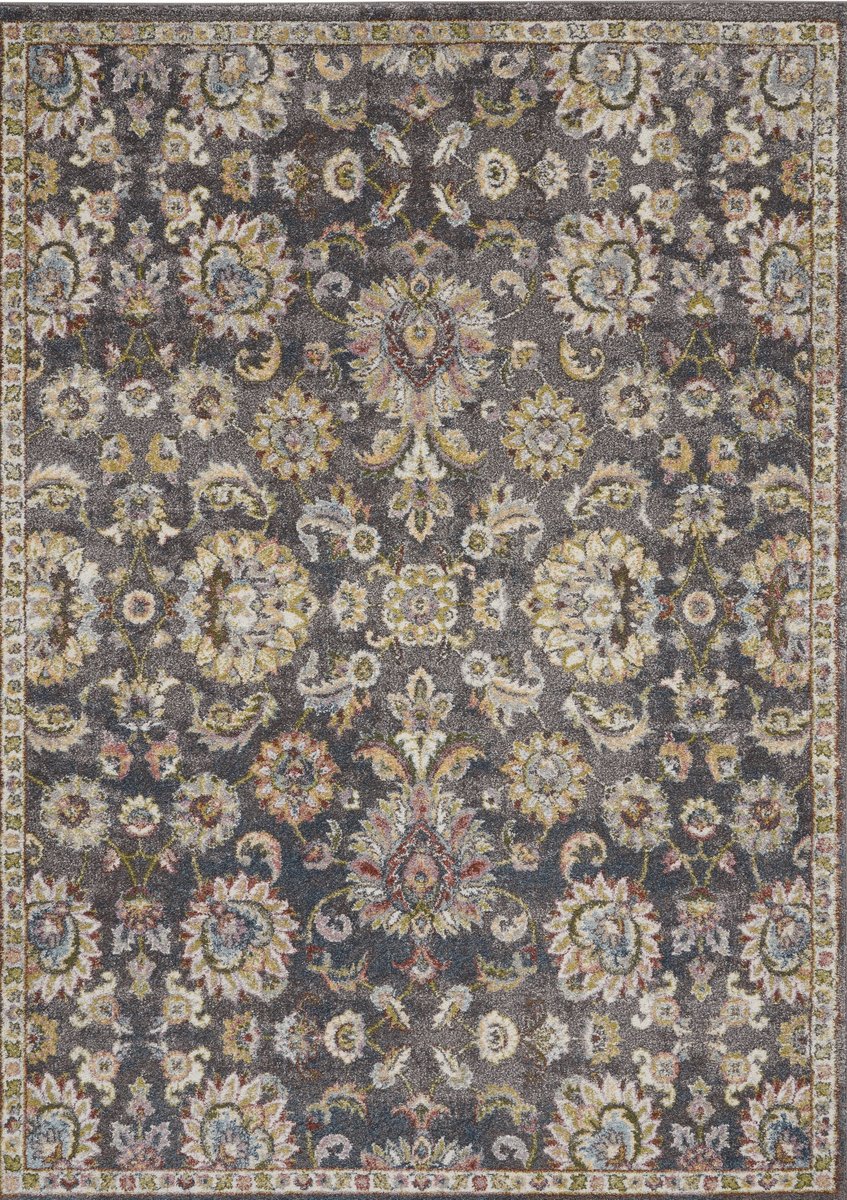 Nourison Juniper JPR-02 Vintage Grey Area Rugs | Rugs Direct