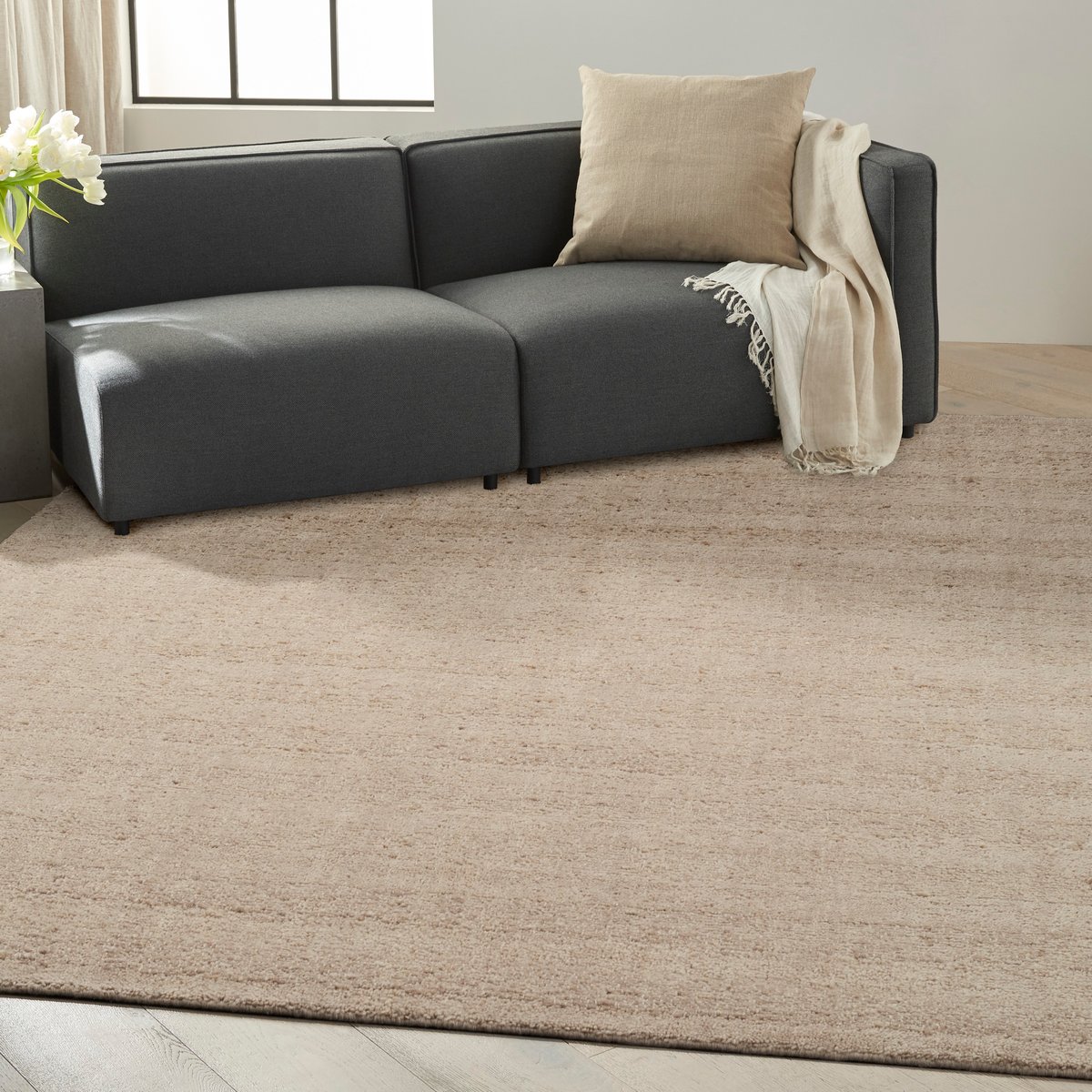 Calvin Klein Home CK043 Spun SPN-01 Contemporary / Modern Area Rugs ...