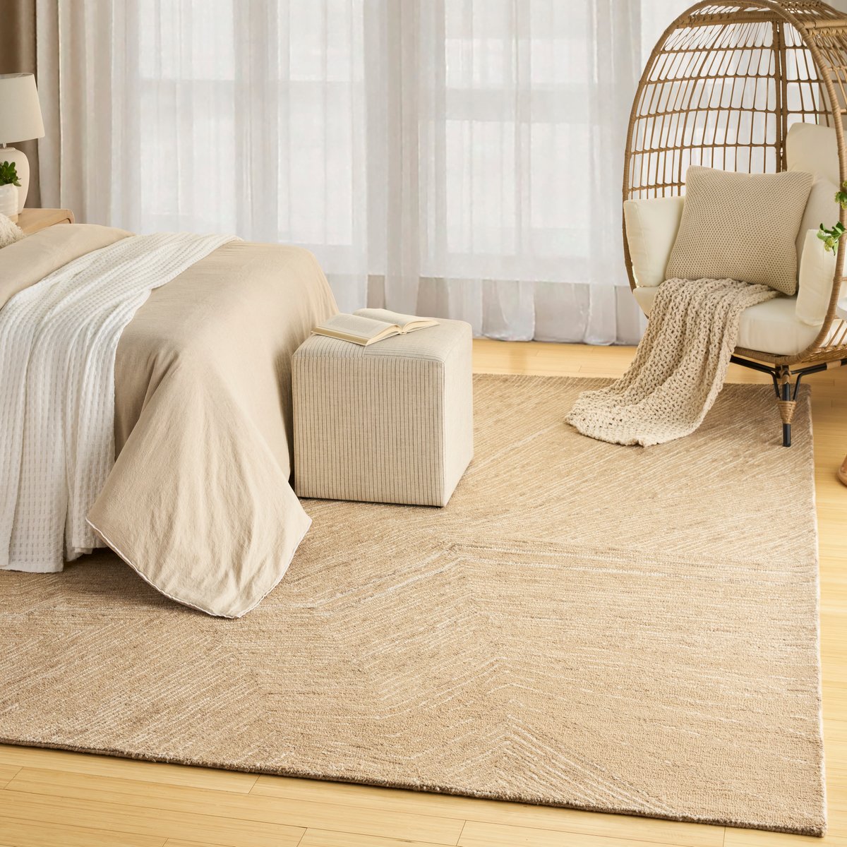 DKNY Pure Pure Angles ANG-01 Contemporary / Modern Area Rugs | Rugs Direct