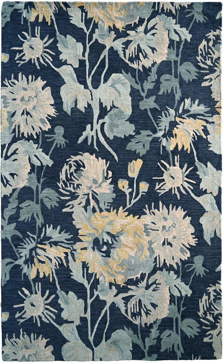 Capel Shakta Floral Nouveau Area Rugs | Floral / Botanical Rectangular ...