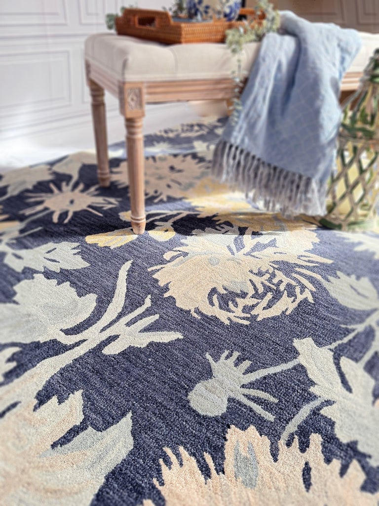 Capel Shakta Floral Nouveau Area Rugs | Floral / Botanical Rectangular ...