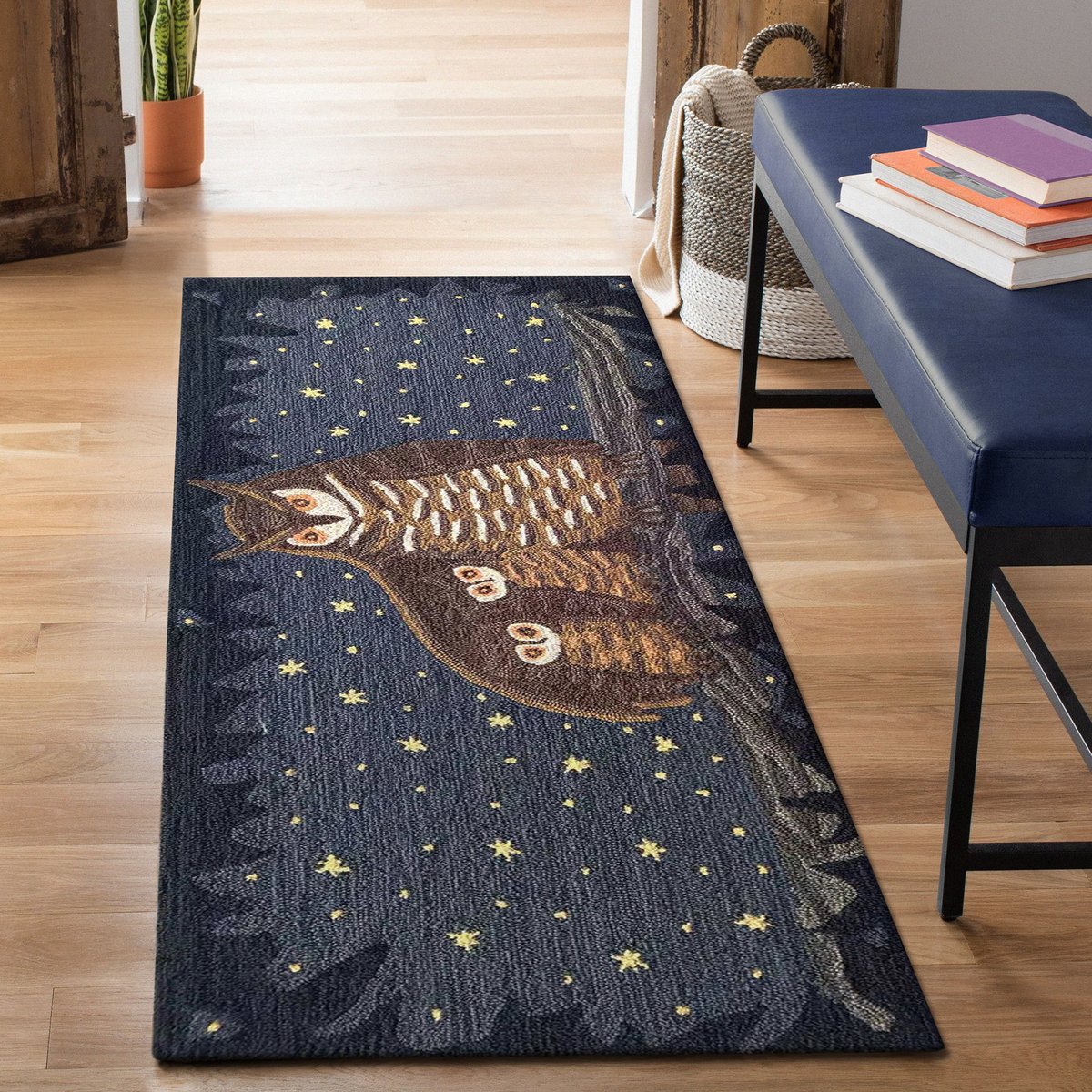 Liora Manne Front Porch Owl Family Area Rugs | Novelty / Seasonal ...