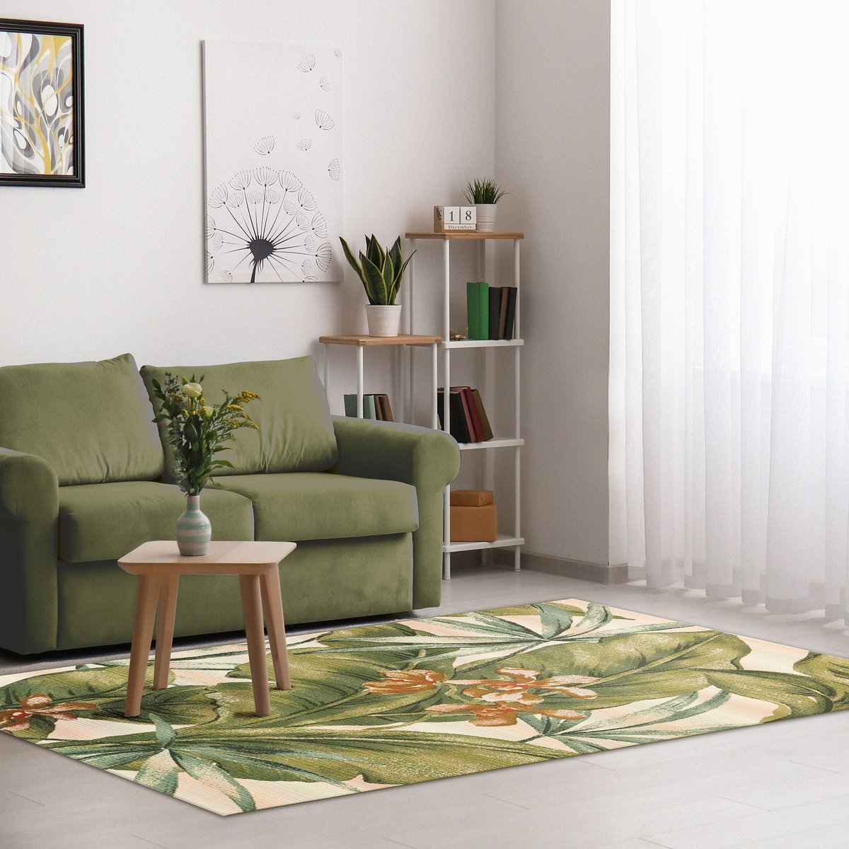 Liora Manne Marina Tropical Leaf Rugs | Rugs Direct