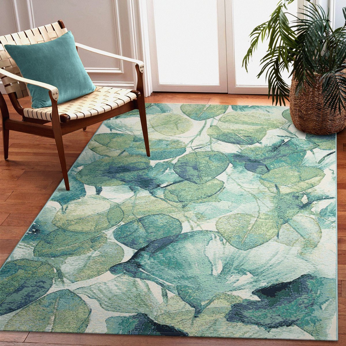 Liora Manne Marina Lotus Area Rugs | Floral / Botanical Rectangular ...