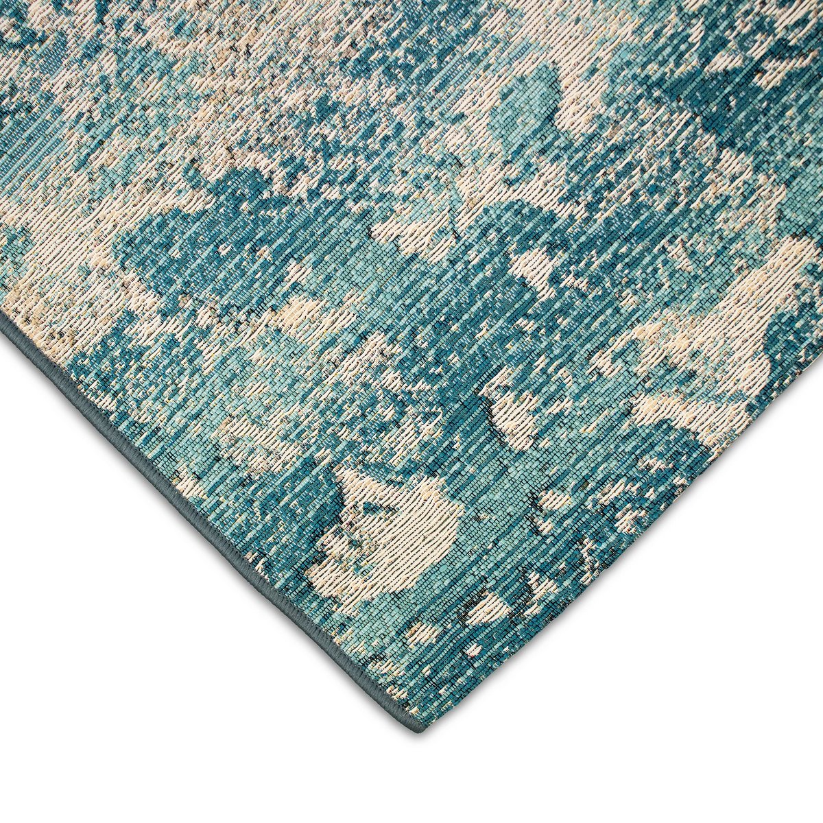Liora Manne Marina Stormy Area Rugs | Abstract Rectangular Blues Area ...