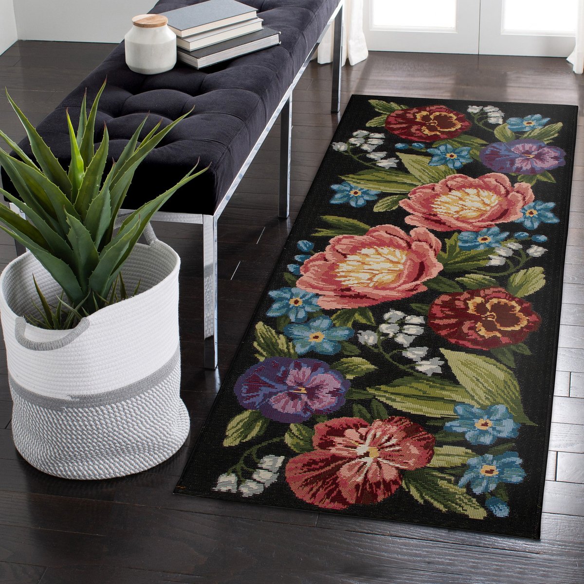 Liora Manne Esencia Secret Garden Floral / Botanical Area Rugs | Rugs ...
