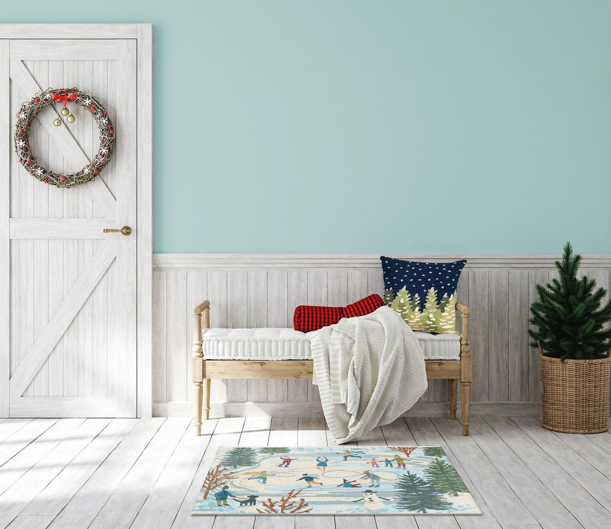 Liora Manne Esencia Gone Skating Area Rugs | Novelty / Seasonal ...