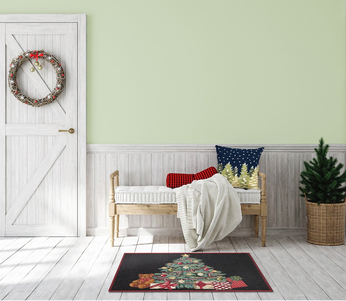 Liora Manne Esencia Oh Christmas Tree Area Rugs | Novelty / Seasonal ...