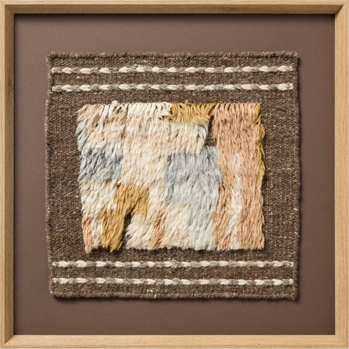 Loloi Rabat Wall Art Rabat Wall Art Wall Decor | Bohemian Square Browns ...