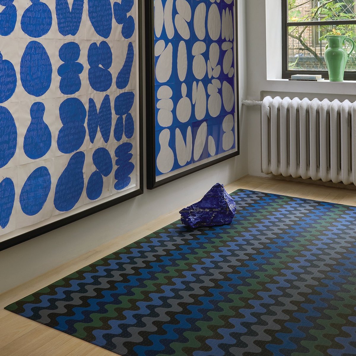 Chilewich Woven Wiggle Contemporary / Modern Area Rugs | Rugs Direct