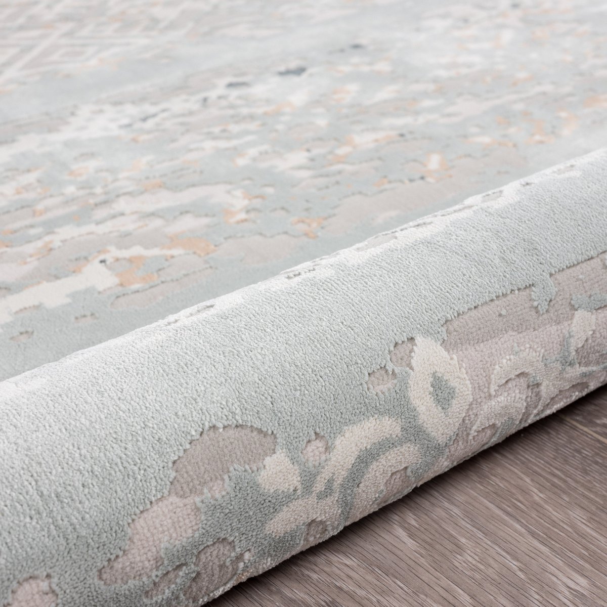 LR Home Michelle Bea Area Rugs | Abstract Rectangular Blues Area Rugs ...