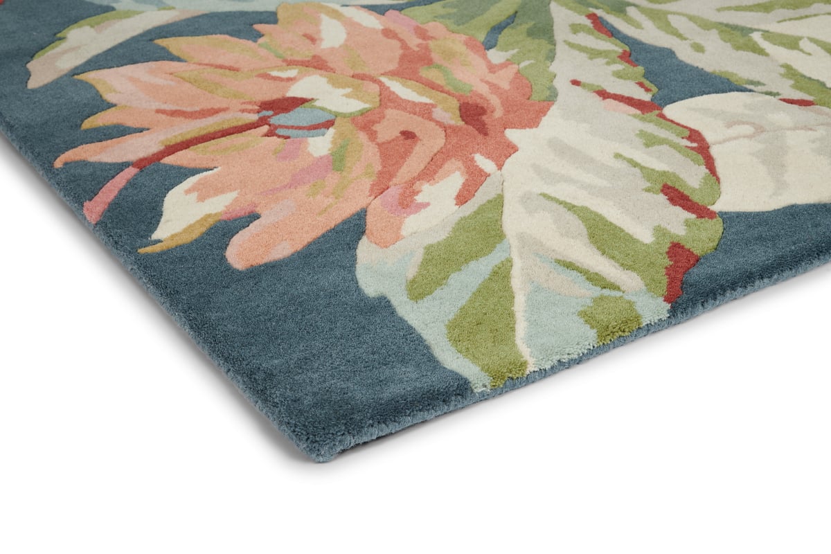 Sanderson for Brink and Campman Dahlia | Floral / Botanical Area Rugs ...