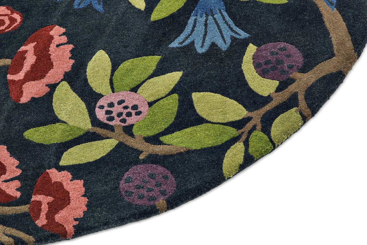 Sanderson for Brink and Campman Foraging Floral / Botanical Area Rugs ...