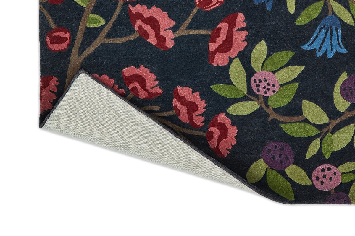 Sanderson for Brink and Campman Foraging Floral / Botanical Area Rugs ...