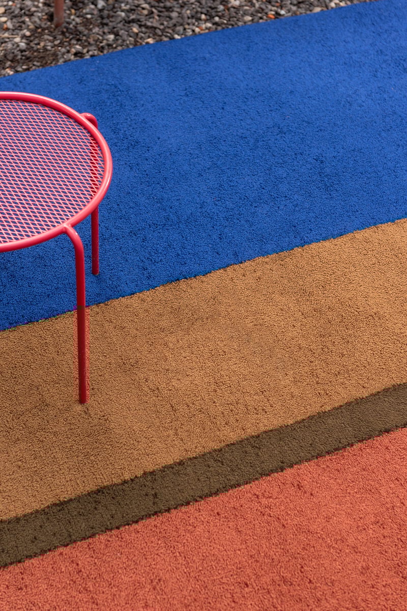 Brink and Campman Habitat Festival Stripe Contemporary / Modern Area ...