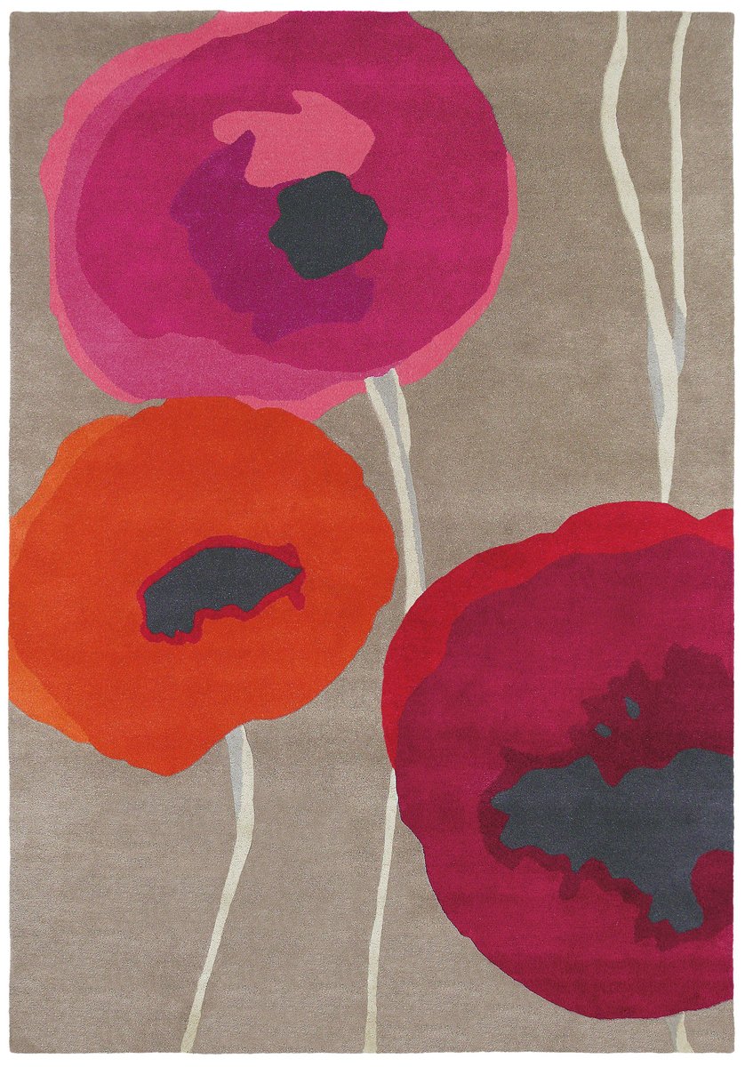 Sanderson for Brink and Campman Poppies | Contemporary / Modern Area ...