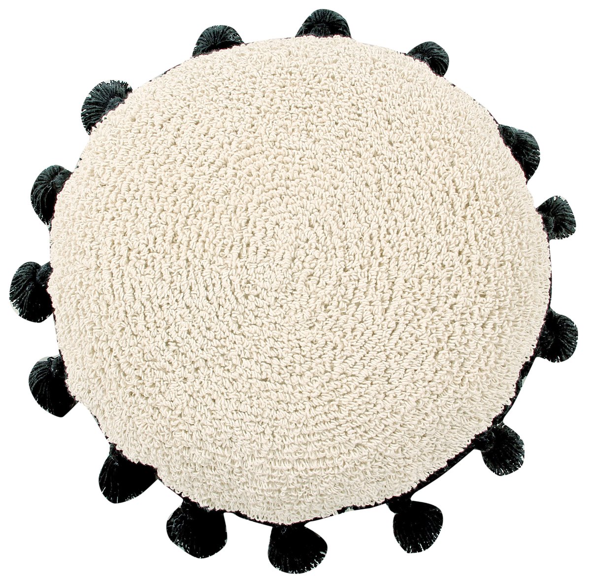 Lorena Canals Circle Washable Bohemian Floor Cushion | Rugs Direct