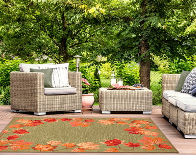 leaf pattern area rugs