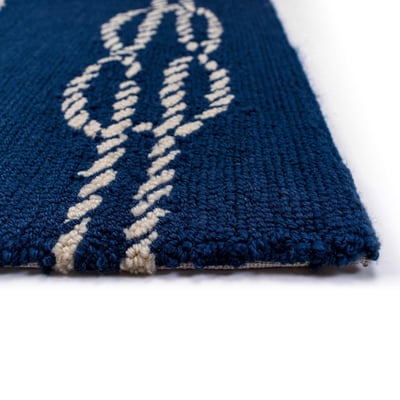 nautical rope rug pattern