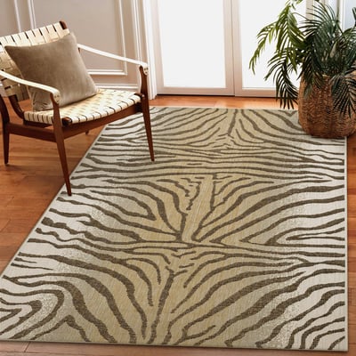 zebra print mat