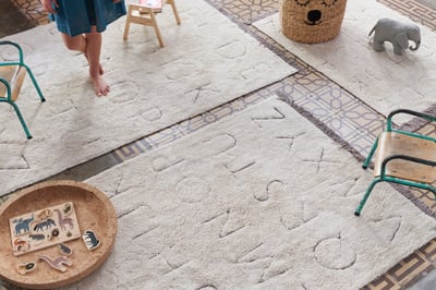 Lorena Canals RugCycled (R) ABC | Children's / Kids Area Rugs | Rugs Direct