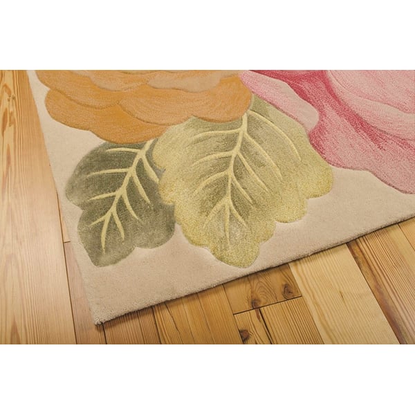 Nourison Tropics TS-10 Rugs | Wool Floral Area Rugs | Rugs Direct