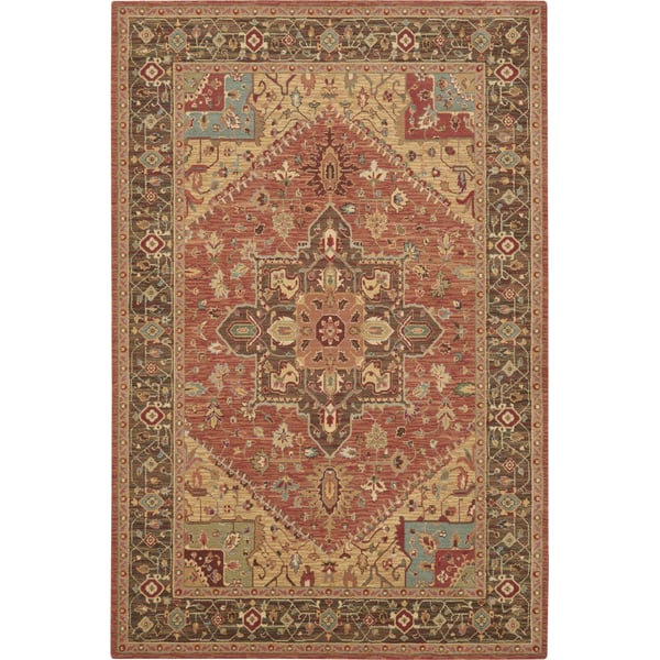 Nourison Living Treasures LI-01 Oriental Wool Area Rugs | Rugs Direct