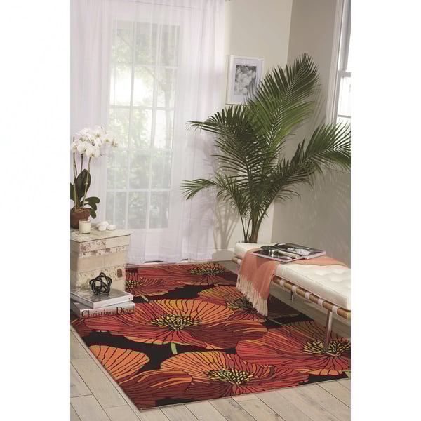 Nourison Fantasy FA-24 Rugs | Floral Area Rugs | Rugs Direct