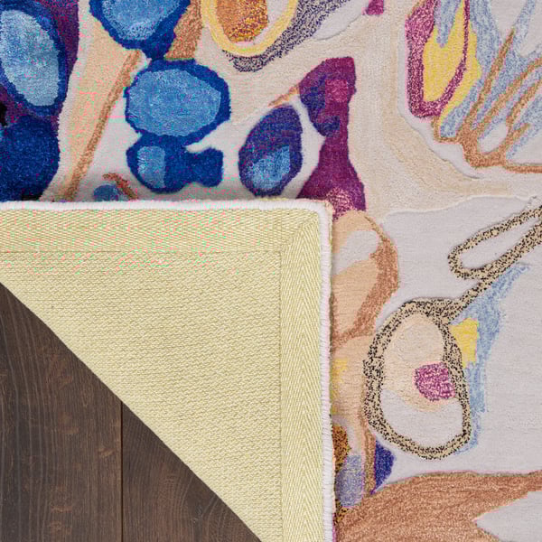 Nourison Prismatic PRS-20 Modern Grey Area Rugs | Rugs Direct