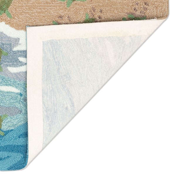 Liora Manne Front Porch Turtle Beach Area Rugs | Beach / Nautical ...