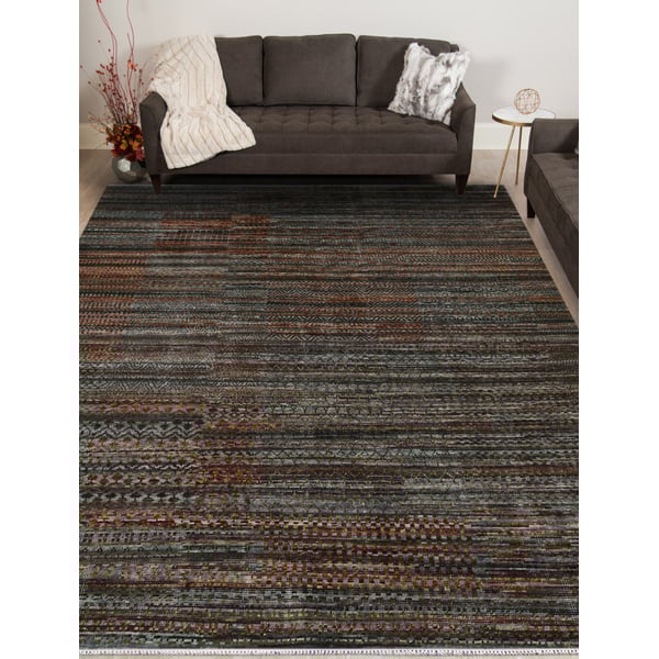 Amer Rugs Legacy Eustace Modern Wool Red Area Rugs | Rugs Direct