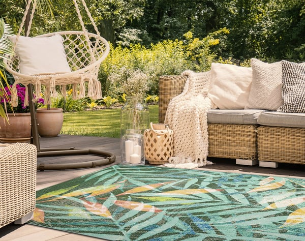 leaf pattern rugs