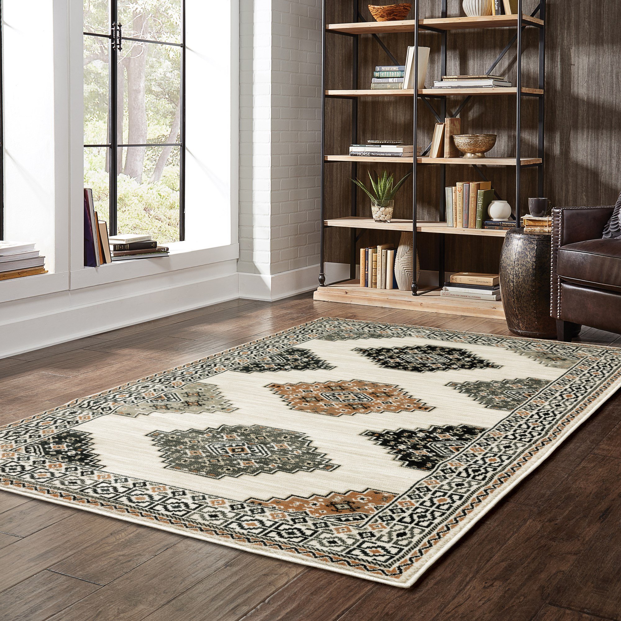 Oriental Weavers Georgia 640A Area Rugs | Moroccan Rectangular Tans ...