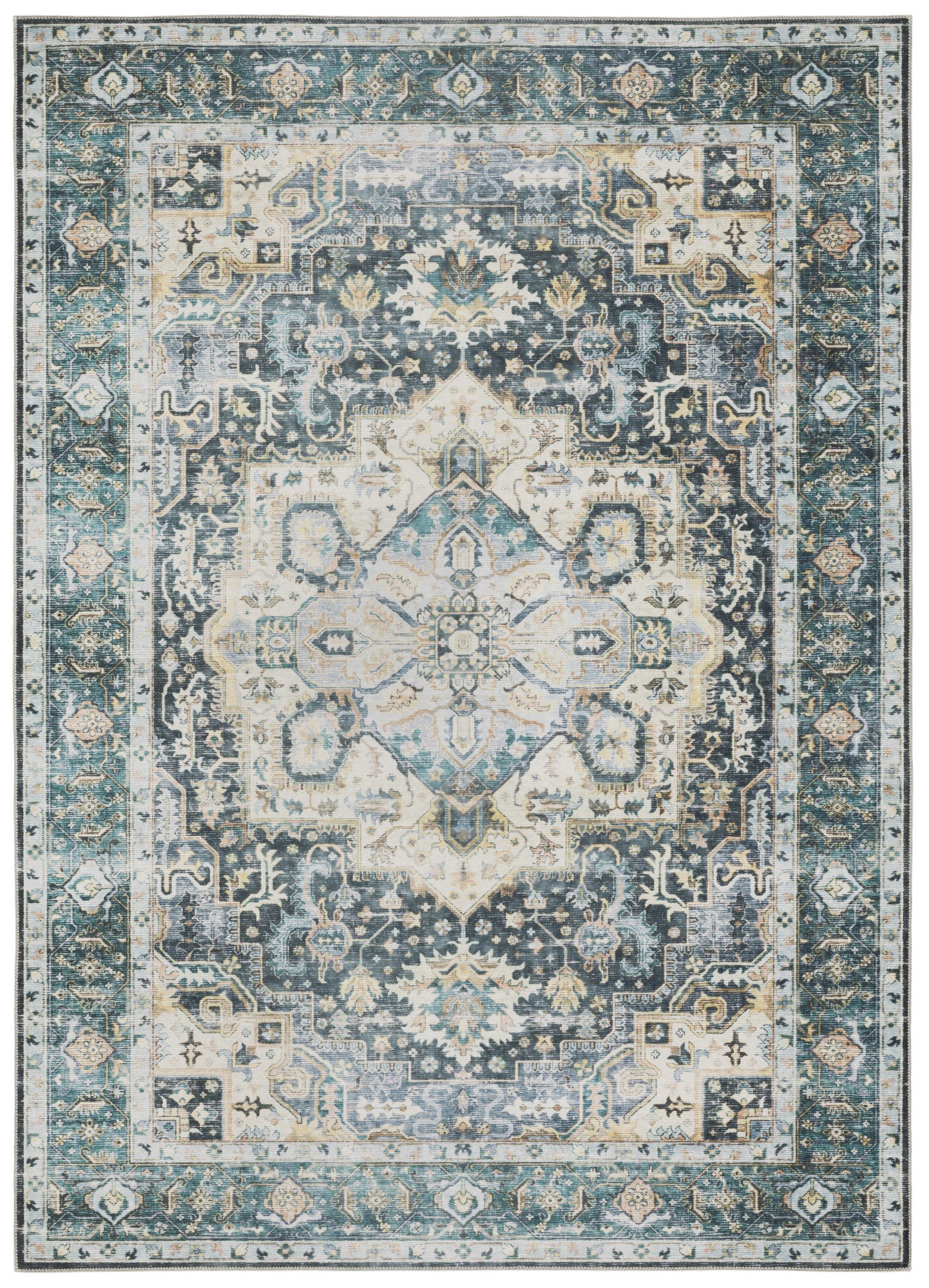 Blue Washable Rugs - Machine Washable | Rugs Direct
