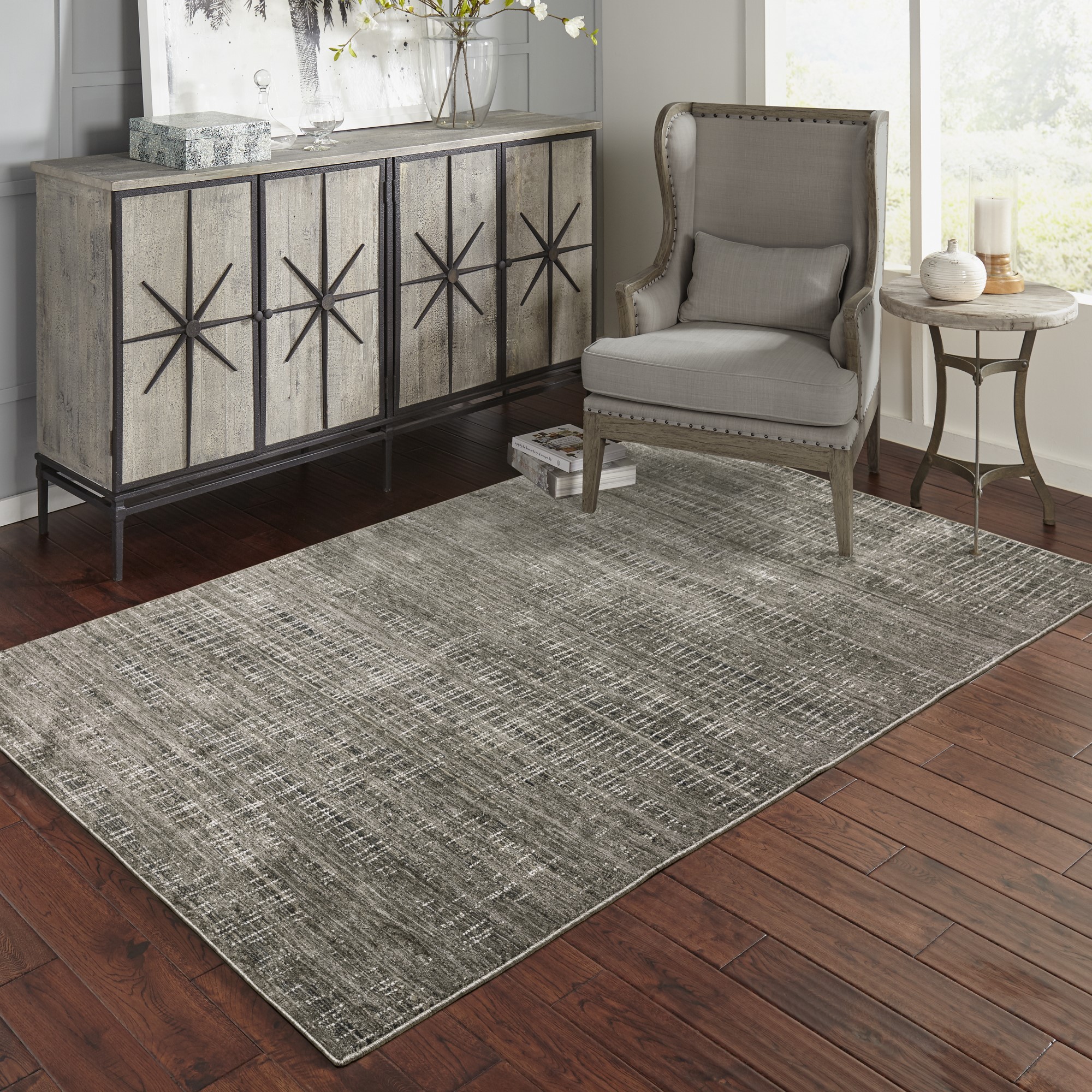 Oriental Weavers Nebulous 751D Modern Grey Area Rugs | Rugs Direct