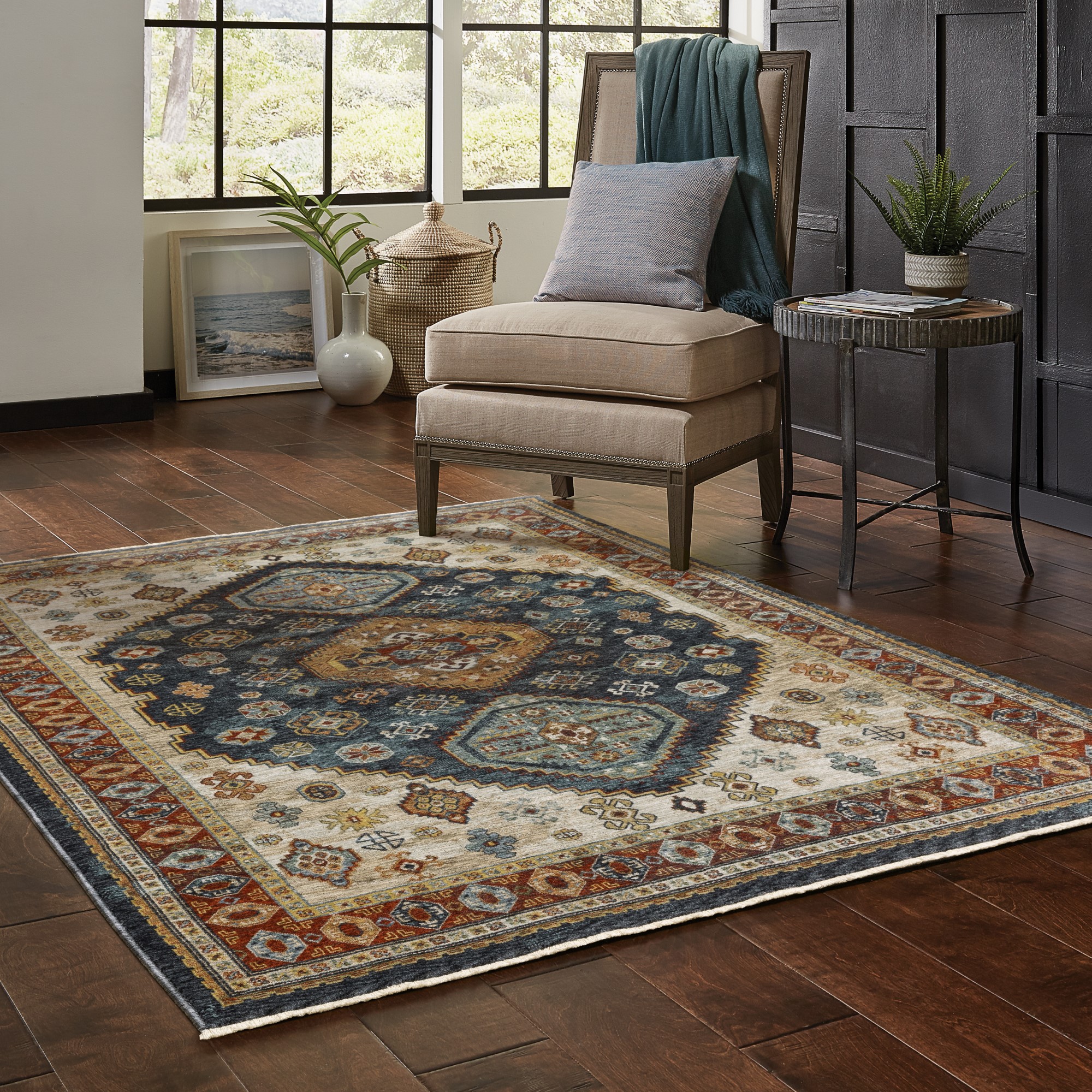 Oriental Weavers Aberdeen 5W Traditional / Oriental Area Rugs | Rugs Direct