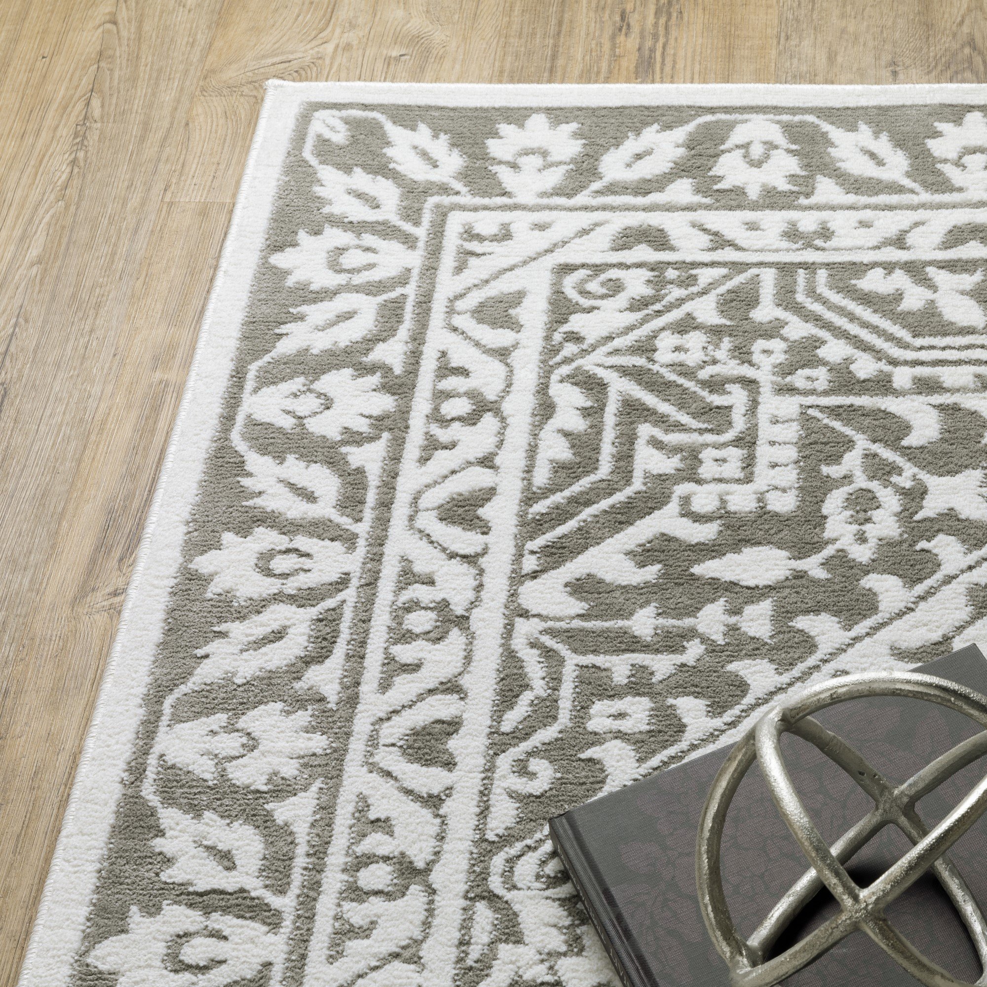 Oriental Weavers Montecito 1101W Area Rugs | Bohemian Rectangular Greys ...